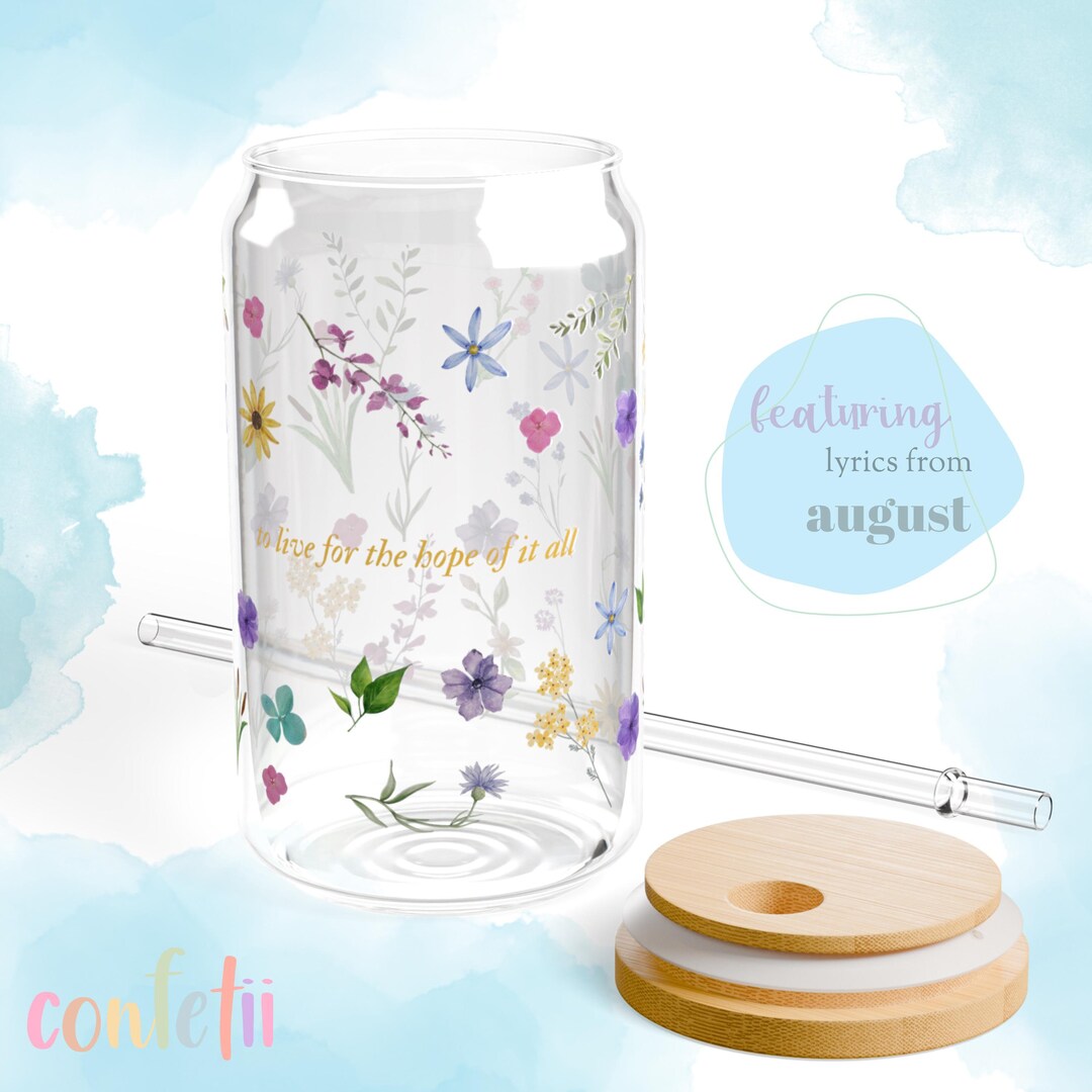Folklore Summer Sipper Taylor Swift Iced Coffee Cup - Etsy