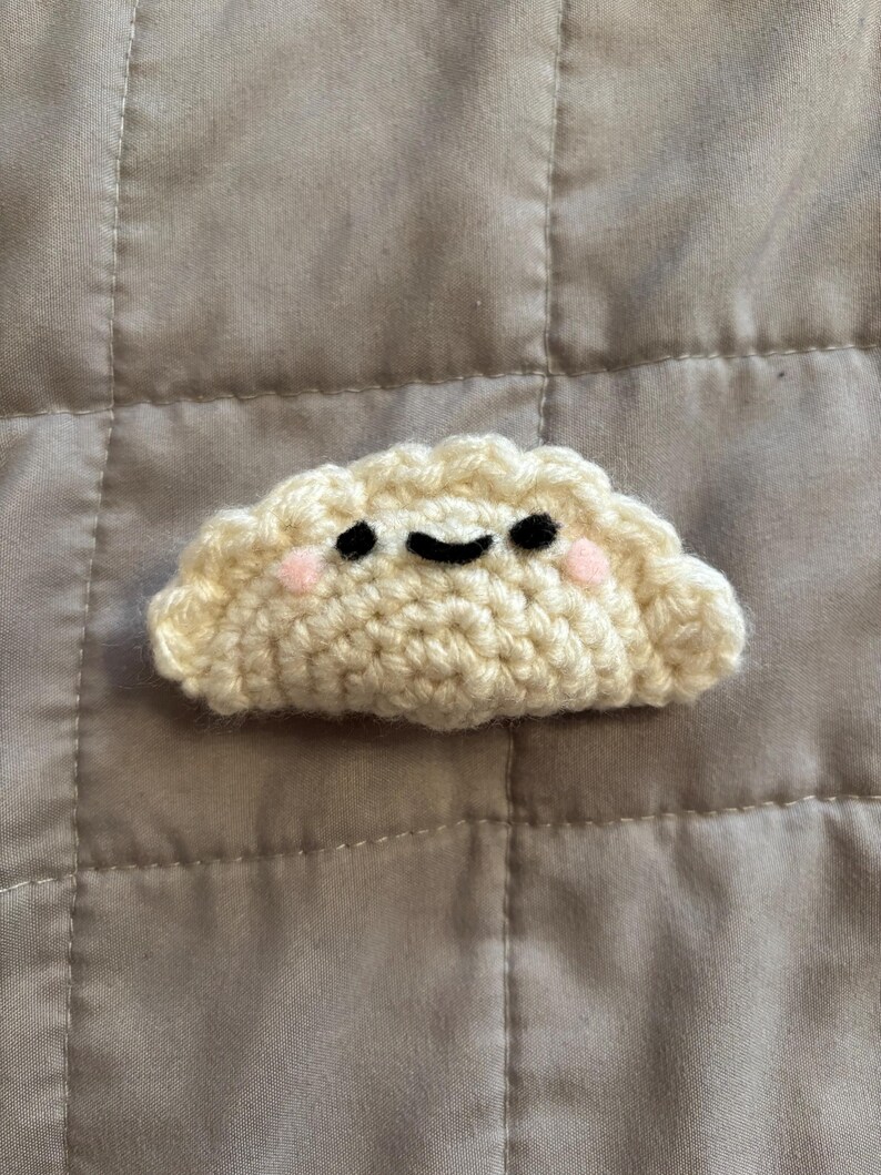 Crochet Mini Dumpling Plushie - Etsy