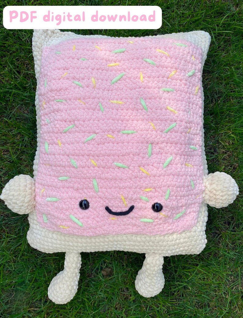 Giant Toaster Pastry PDF Crochet Pattern (digital Download) - Etsy