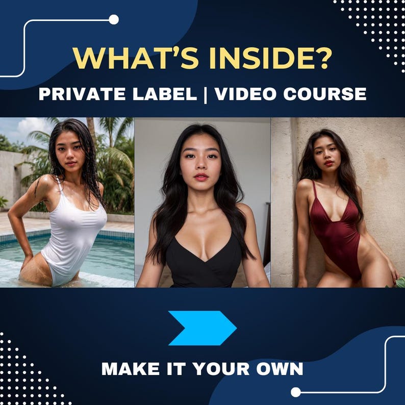 PLR AI Influencer Online Video Course - AI Influencer Mastery: Creation, Consistency ...