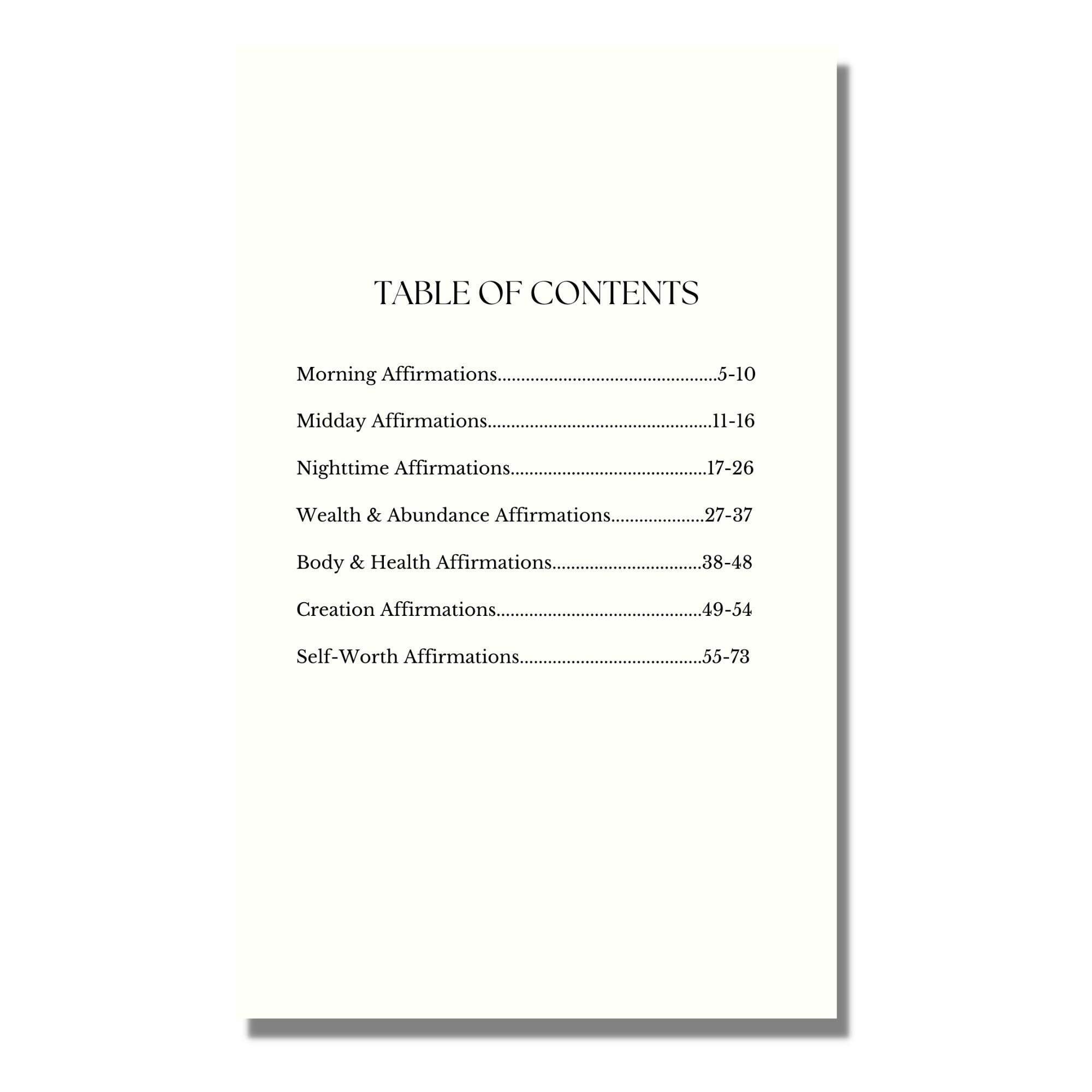 Book of Affirmations | Daily Affirmations Book | Everyday Affirmations ...