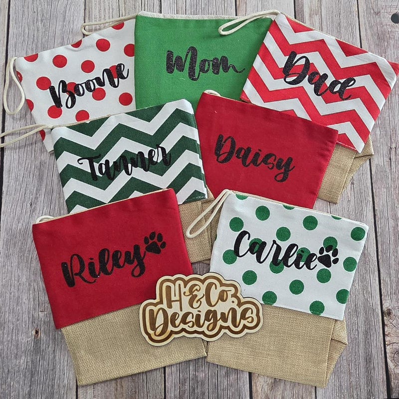 Custom Chevron Stocking - Etsy UK