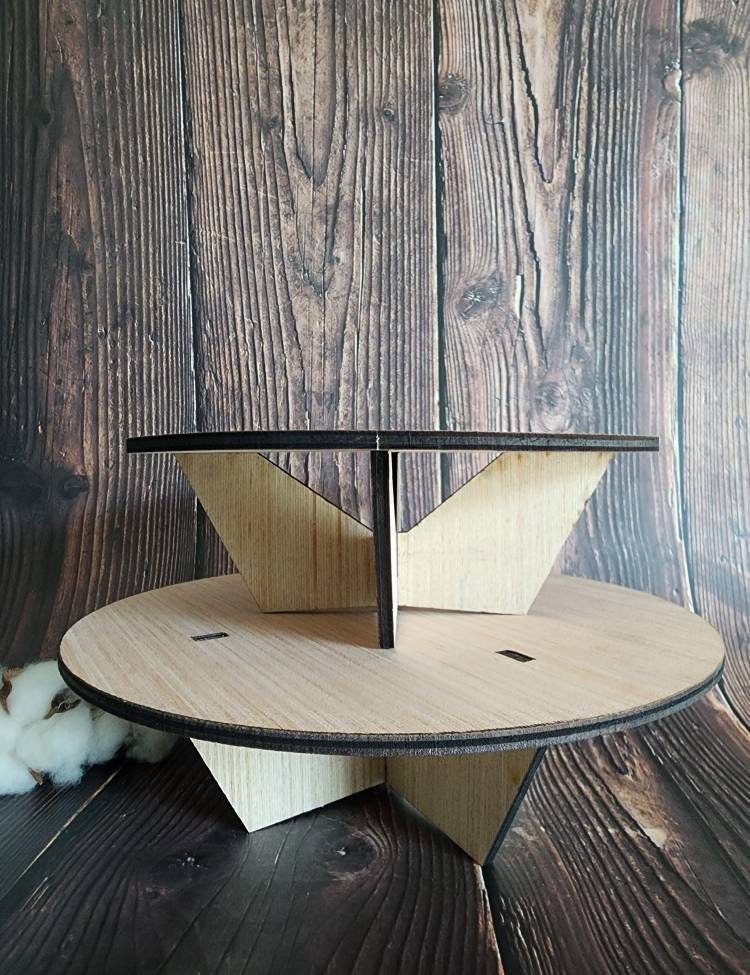 Unassembled Wooden Bowl Risers – Laser Cut Display Stand - Etsy
