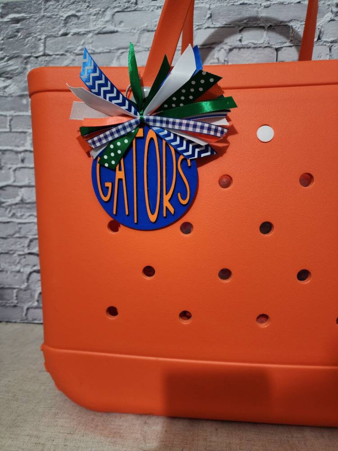 Gators Theme Sports Bogg Bag Charm- 3D Laser Cut Gators- School Theme ...