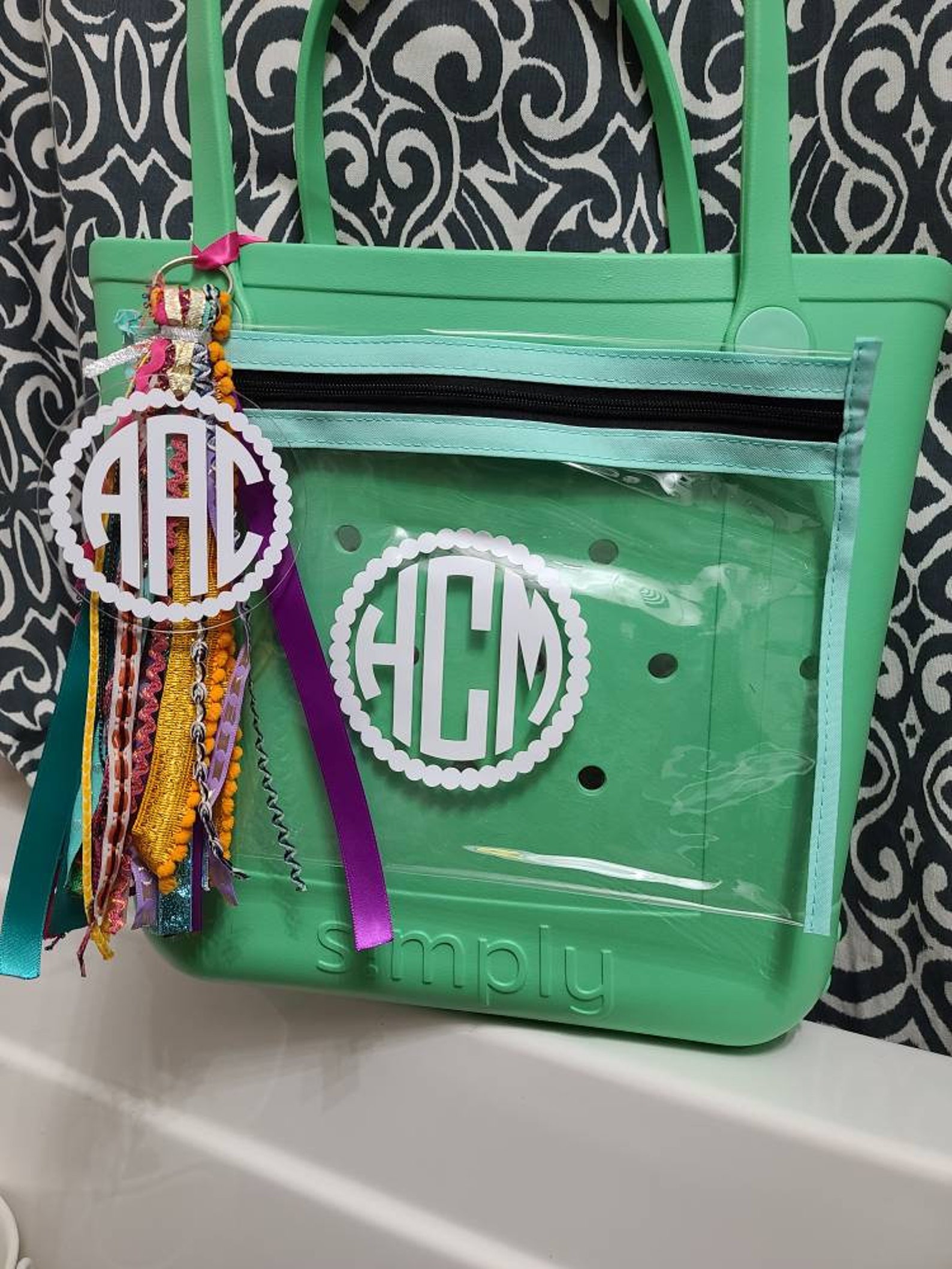 Monogrammed Bogg Bag Tassel Bundle With Decal - Etsy
