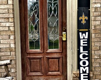 Saints Welcome Sign | Etsy
