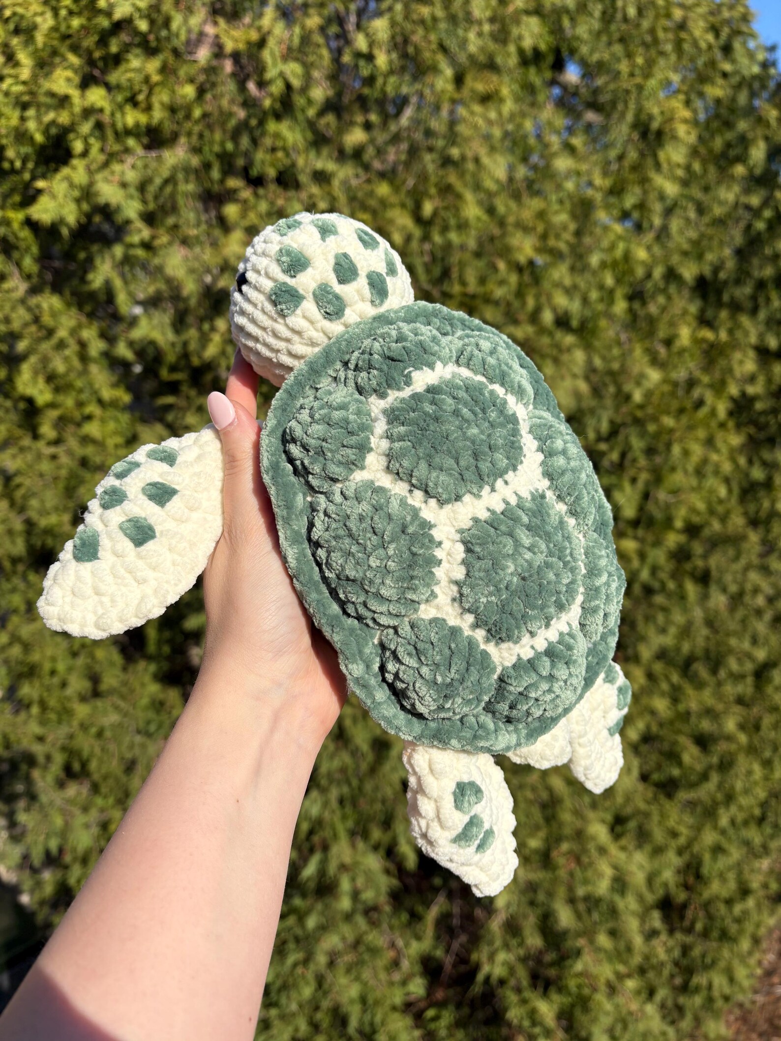 Green Crochet Sea Turtle - Etsy