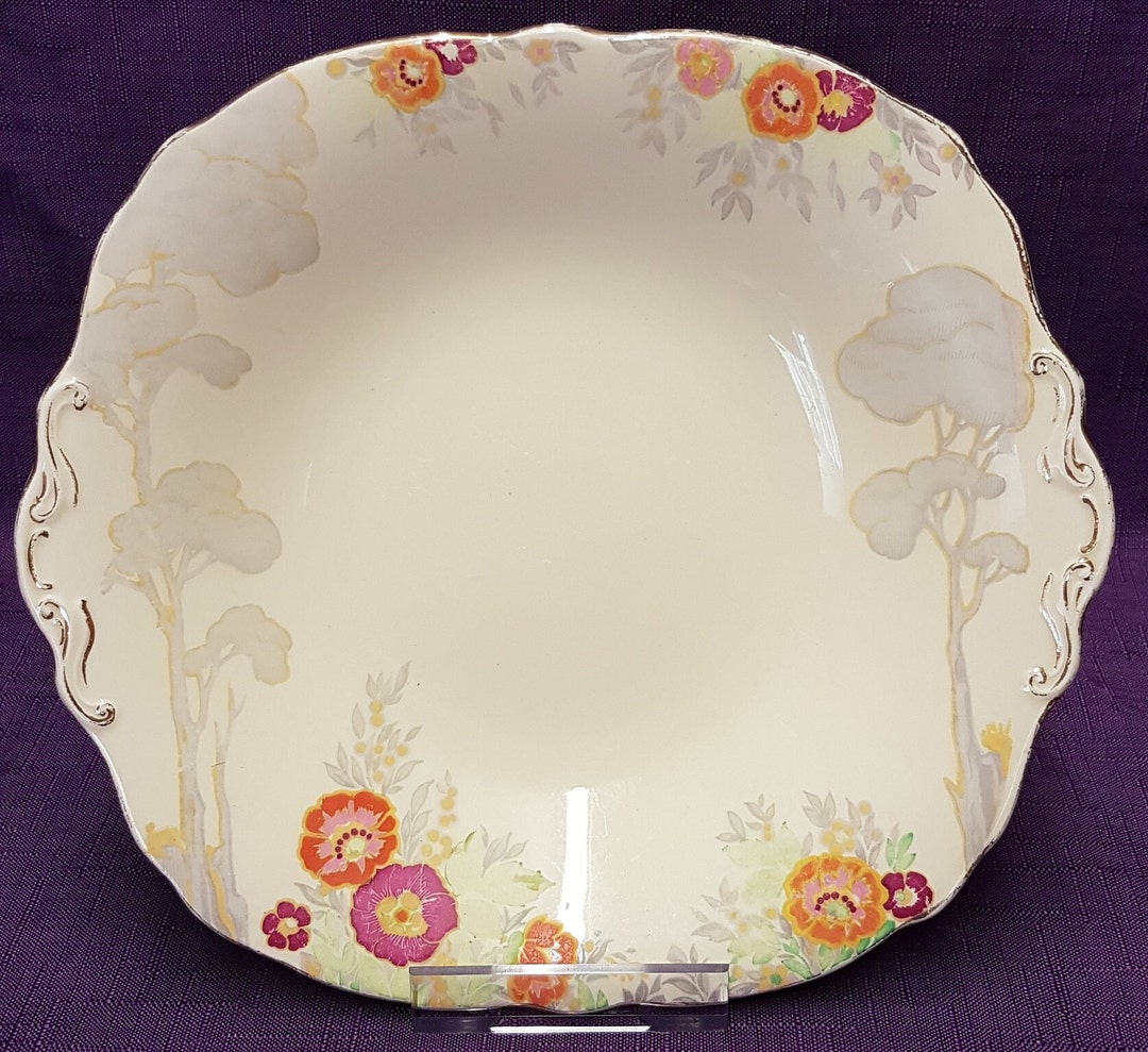 Royal Couldon Tea/serving plate 25cm at widest point - Etsy Österreich