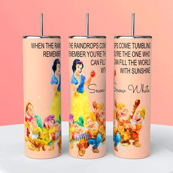 Snow White Tumbler - Etsy