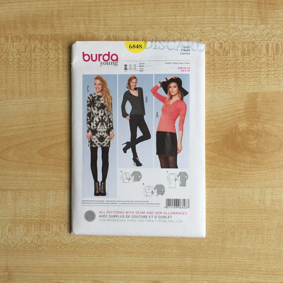Burda Young Sewing Pattern 6848 Easy Sewing Pattern for | Etsy