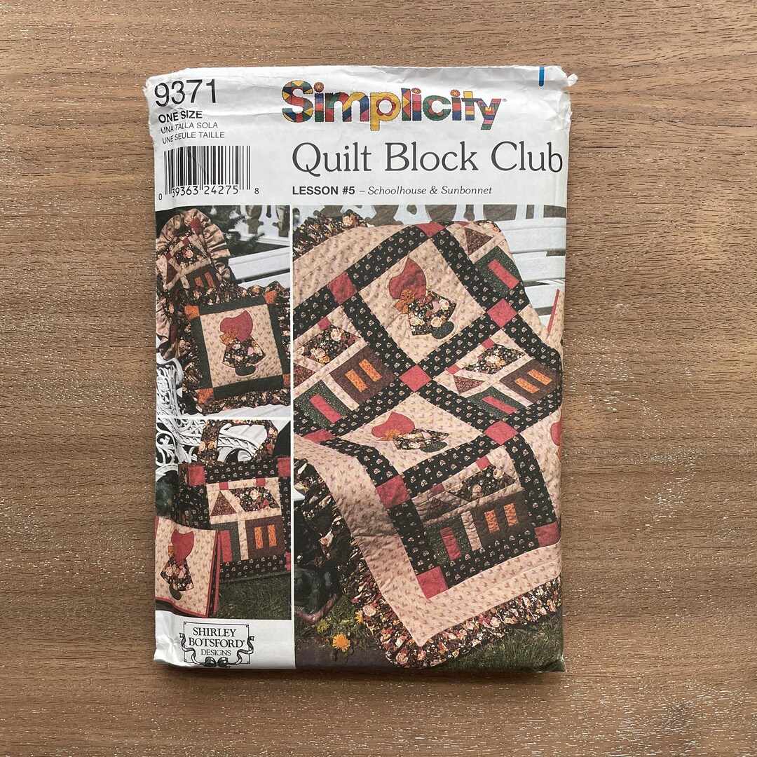 Simplicity Quilt Pattern 9371 - Sewing Pattern for Quilt Block ...