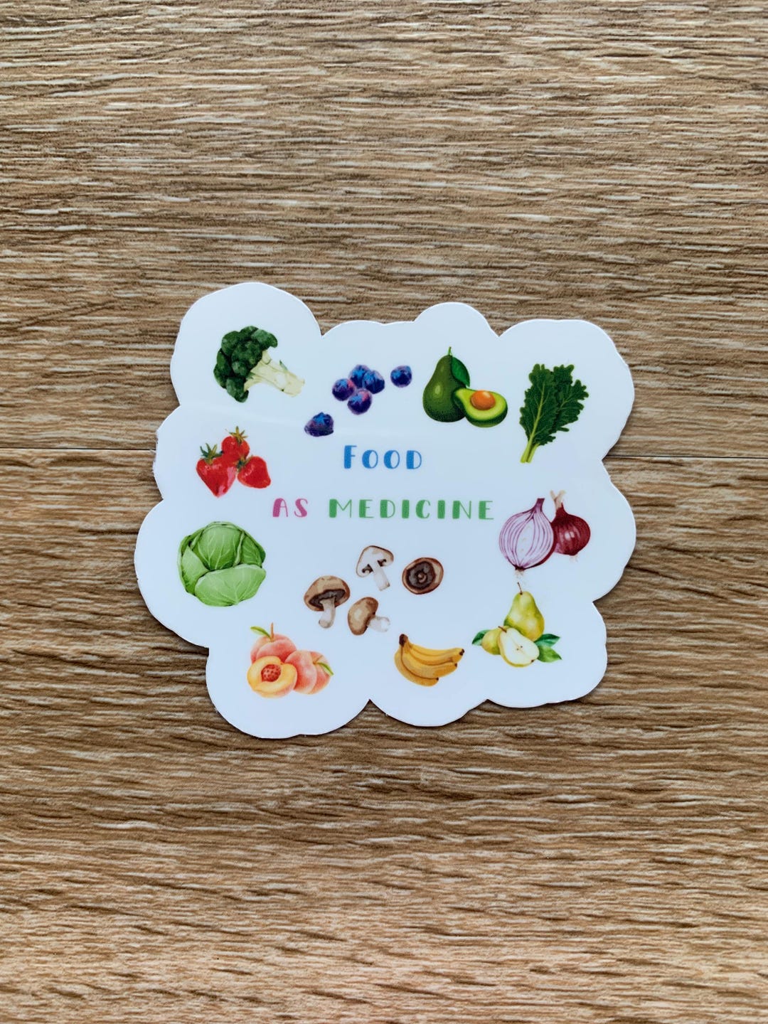 Food as Medicine Sticker | Stickers | Laptop Decal | Wellness Gifts ...