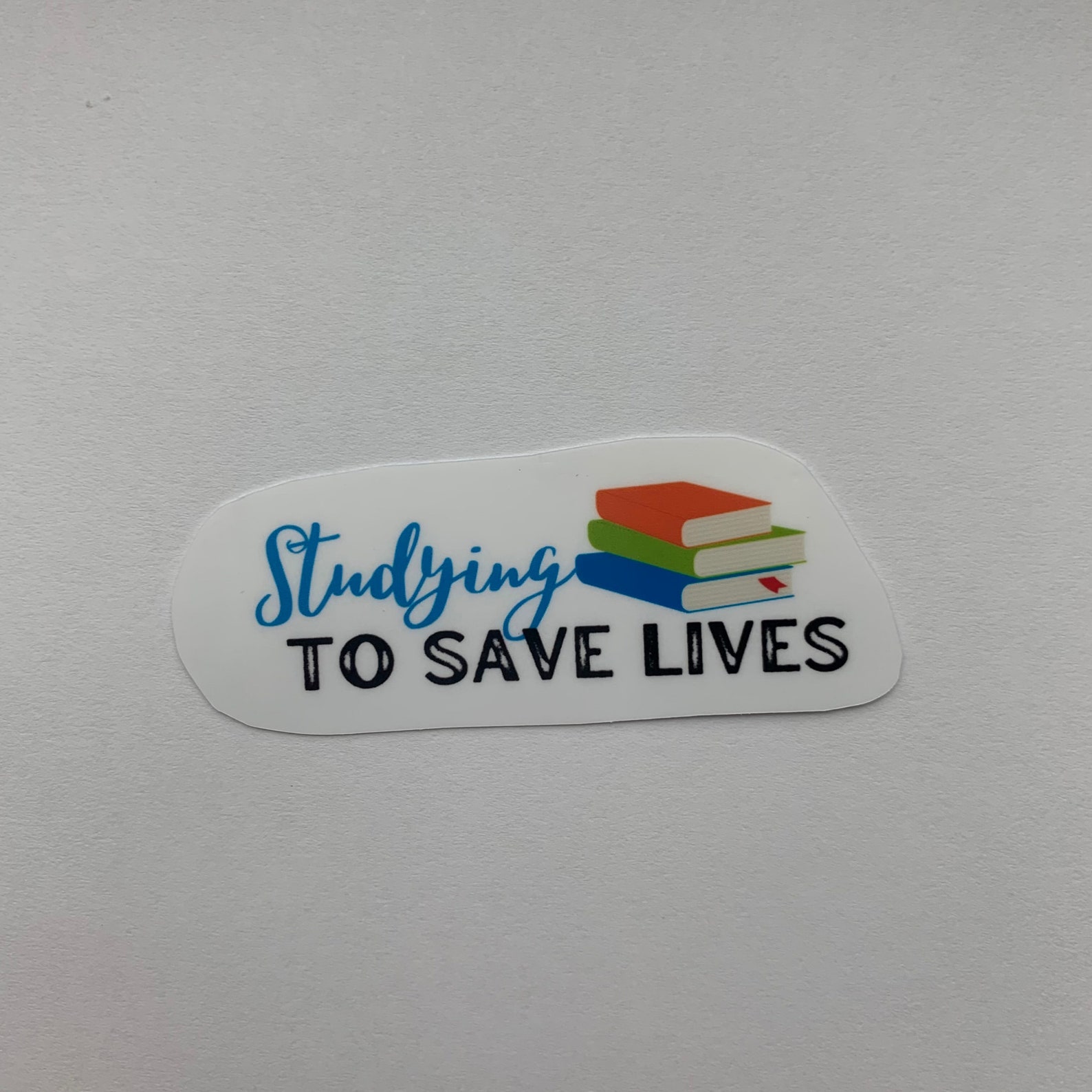Studying to Save Lives Sticker | Medical Sticker | Healthcare Sticker ...