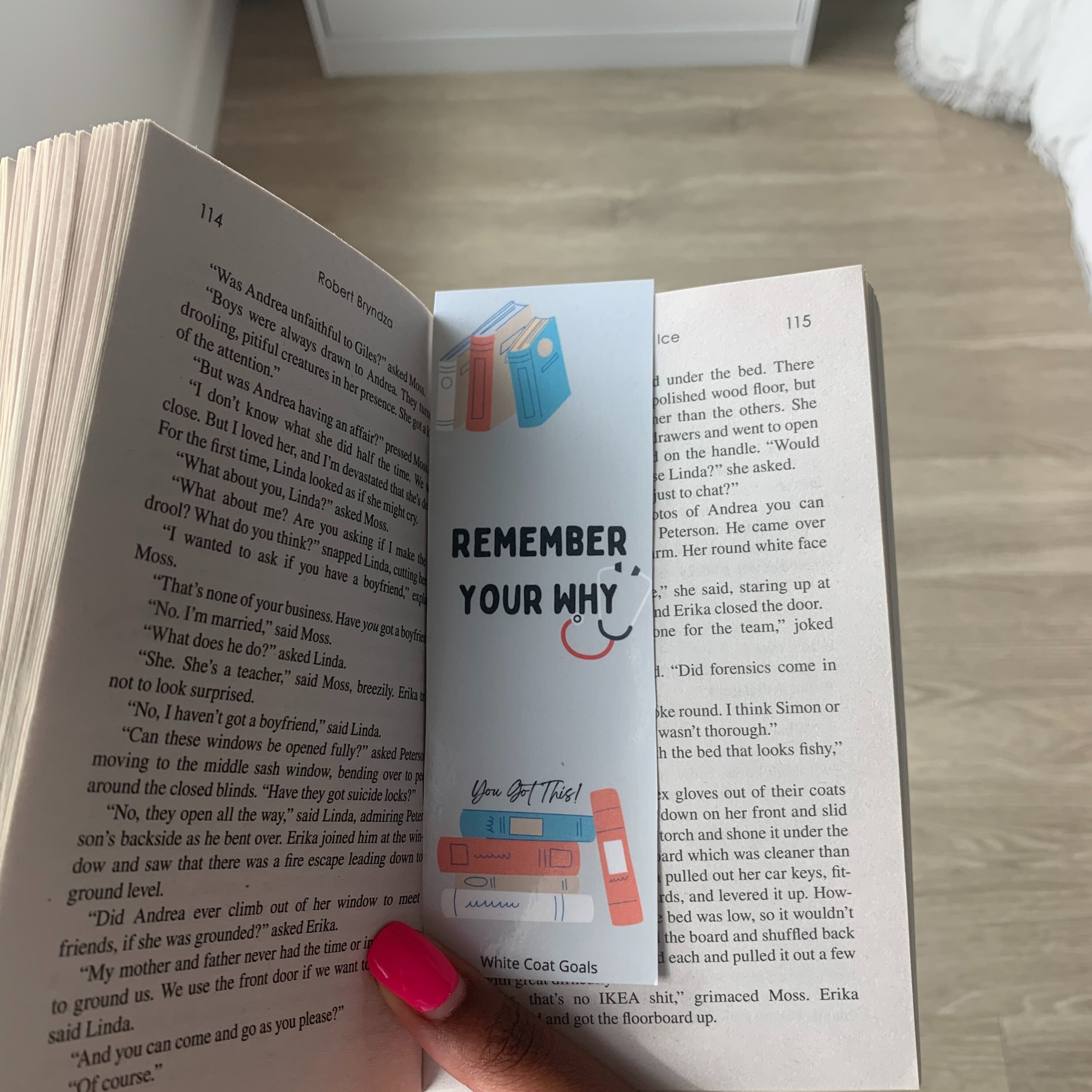 Remember Your Why Bookmark Laminated Bookmark Bookmark Book Gift ...