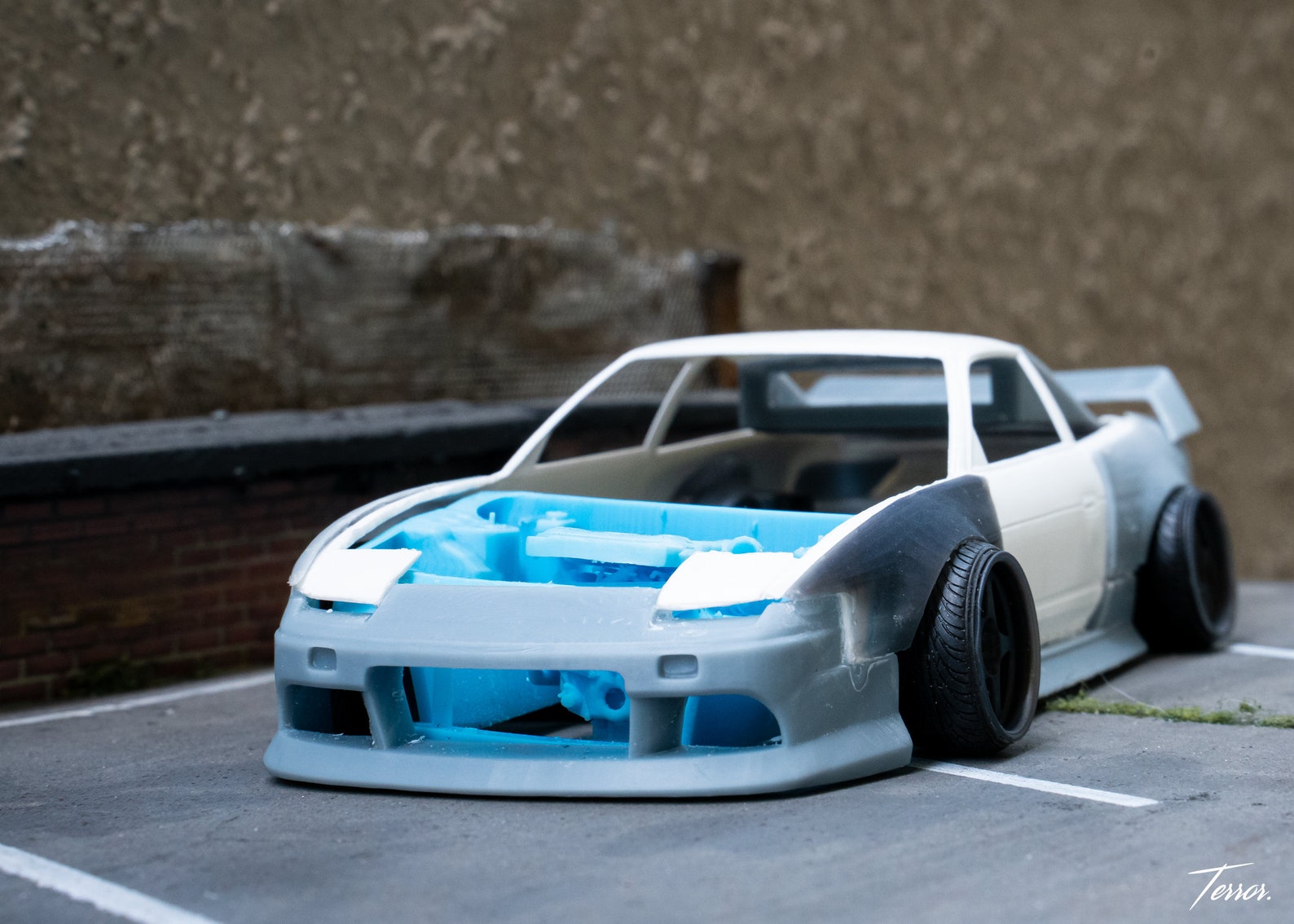 1/24 Fujimi Nissan 180SX BN Sports Widebody kit 3D Print | Etsy