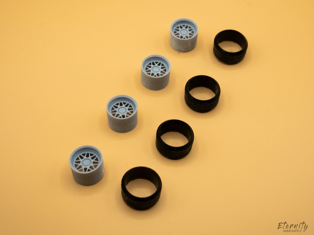1/24 Racinghart C2 Wheels 3D Print - Etsy
