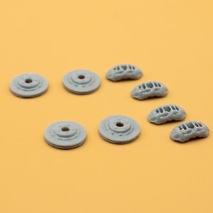 1/24 2 Pack-big Brake Kit & Rotors 3D Print - Etsy