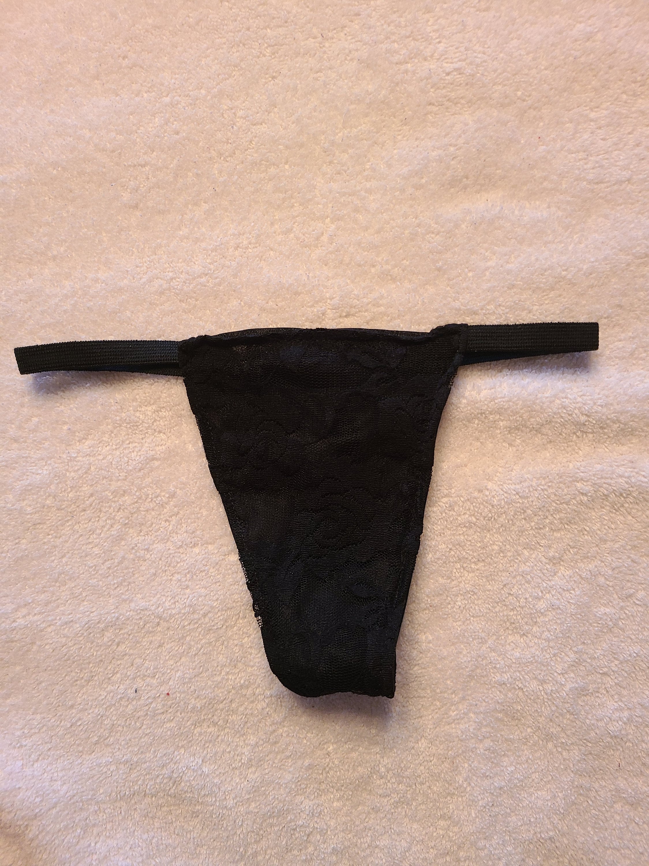 Lace & Satin Double Sided G-string - Etsy UK