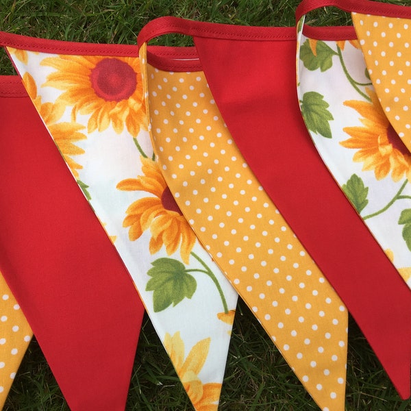 Sunflower Bunting - Etsy UK