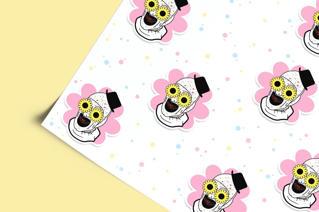 Cute Art the Clown Terrifier Wrapping Paper - Etsy