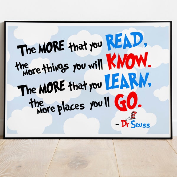 Dr Seuss Quote Print - Etsy