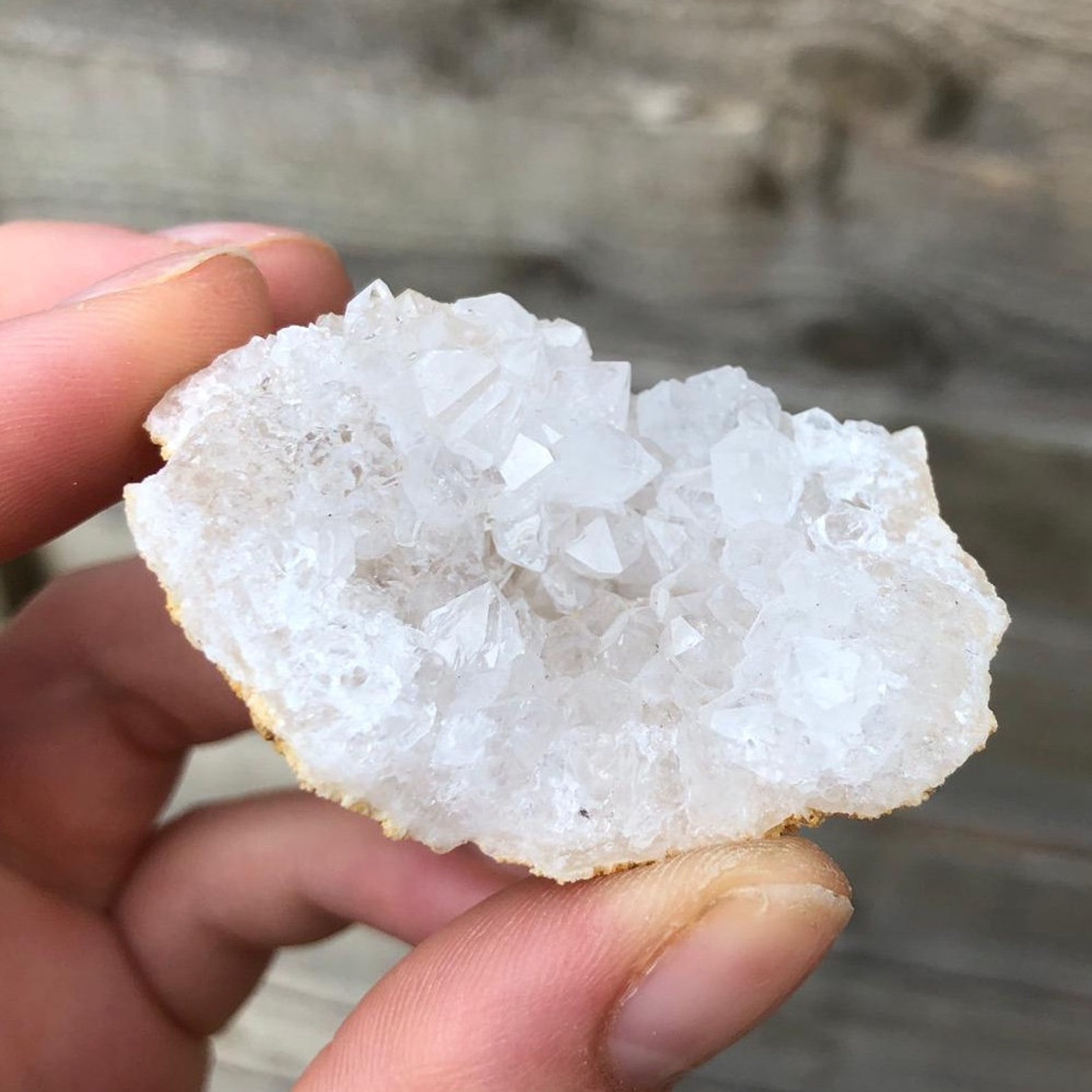 Clear quartz geode | Etsy