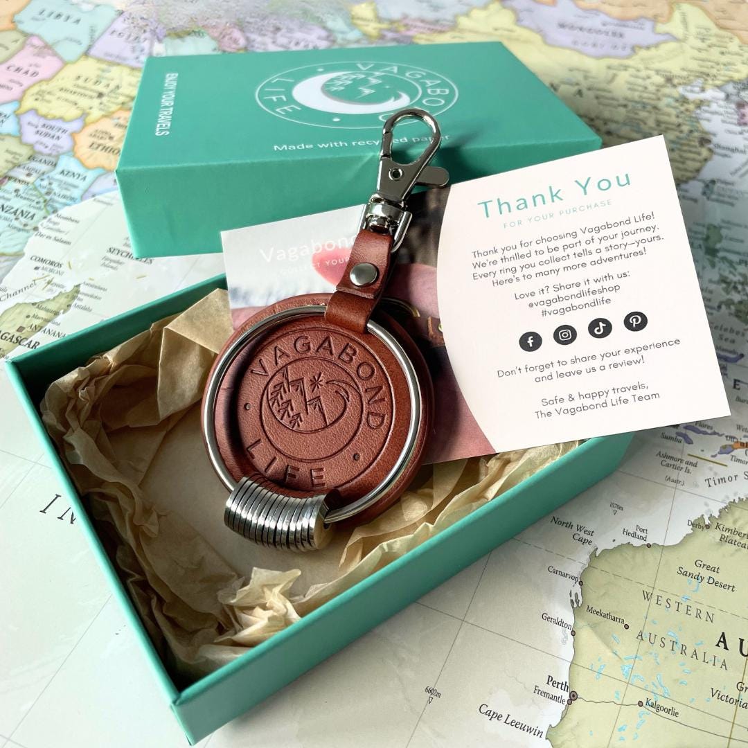 Personalized Travel Keyring: Engraved Country Rings, Travel Mementos ...