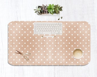 Polka Dot Desk Pad - Etsy