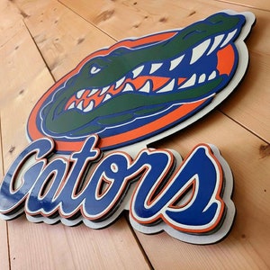 Florida Gators Sign Wall Hanging or Door Hanger Gator Sign - Etsy