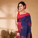 Pure Linen Hand Loom ,handwork Saree for Indian Ethnic Women Wear ...