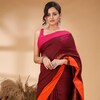 Pure Linen Hand Loom ,handwork Saree for Indian Ethnic Women Wear ...
