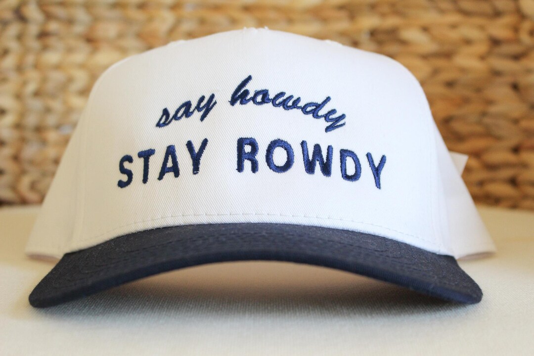 Stay Rowdy Hat, Cute Hat, Hat Designs, Trucker Hat, Western Hat, Cowboy ...