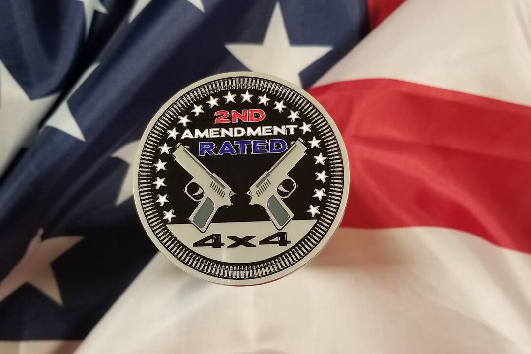 2nd Amendment Rated Metal Badge - Etsy