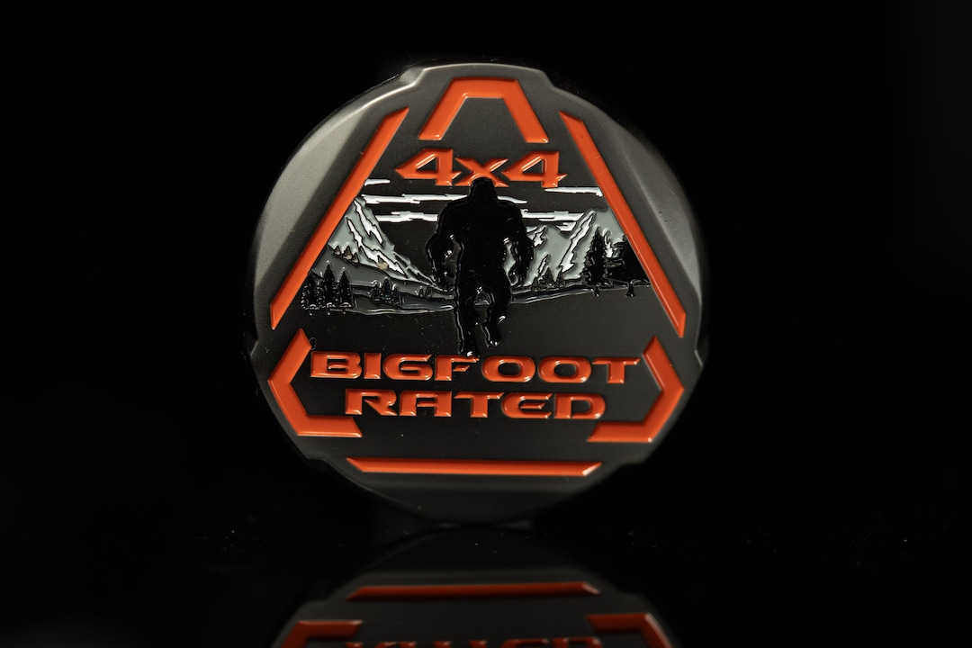 Bigfoot Rated | Matte Black | Metal Badge - Etsy
