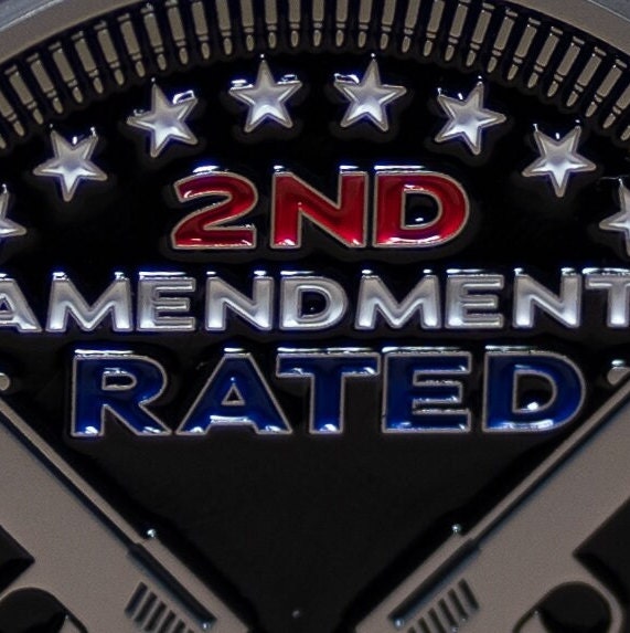 2nd Amendment Rated Metal Badge - Etsy
