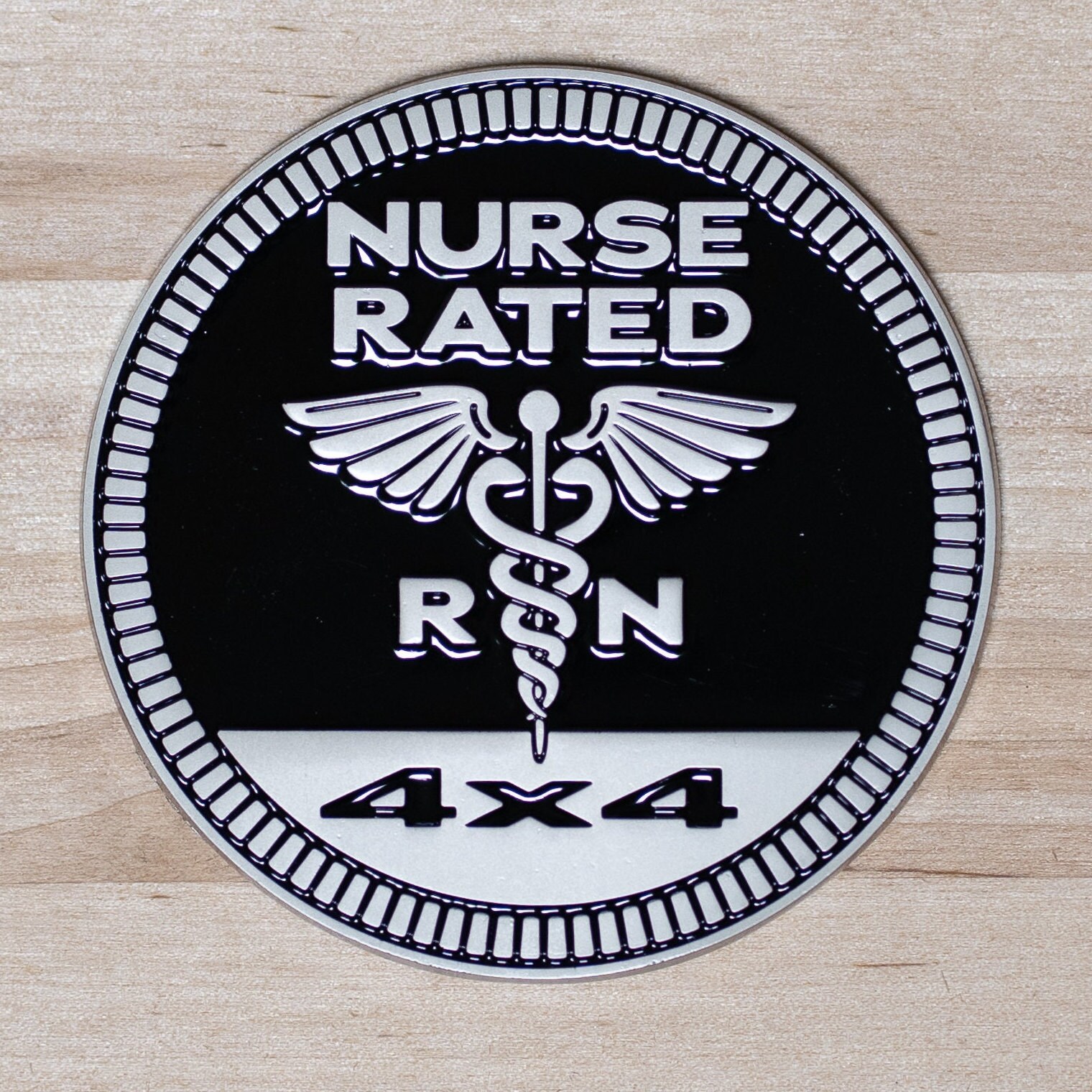 Nurse Rated Registered Nurse RN Metal Badge - Etsy