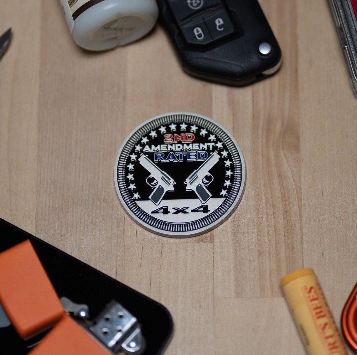 2nd Amendment Rated Metal Badge - Etsy