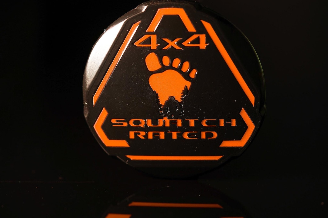 Squatch Rated | Matte Black | Metal Badge - Etsy