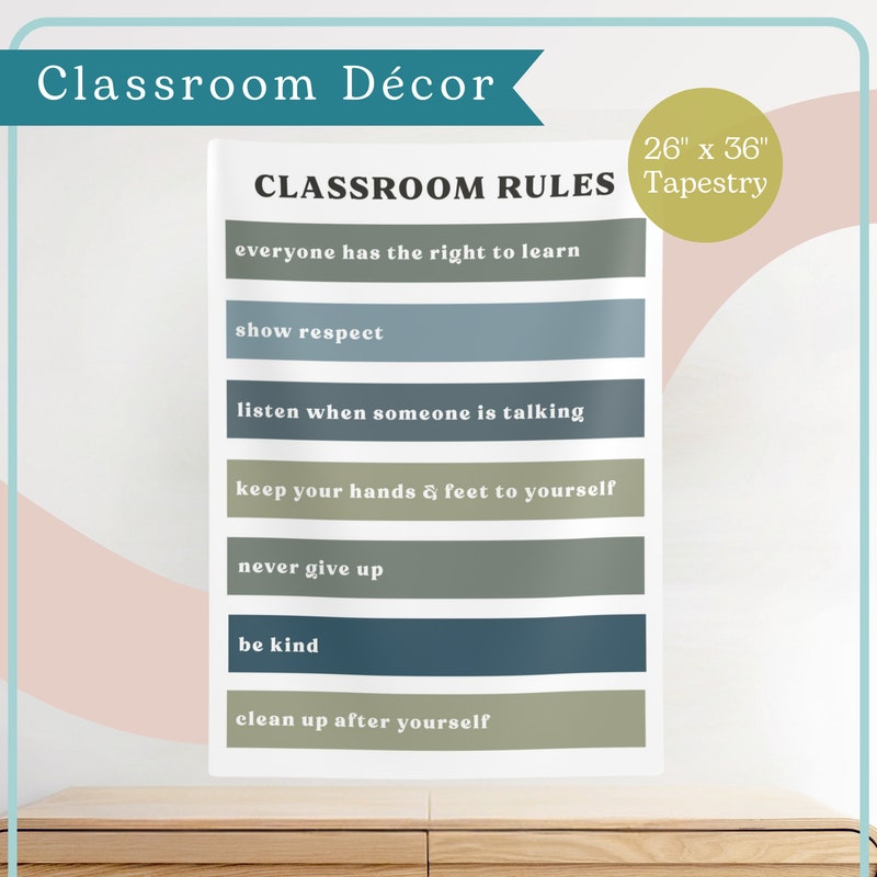 Calm Classroom Decor - Etsy