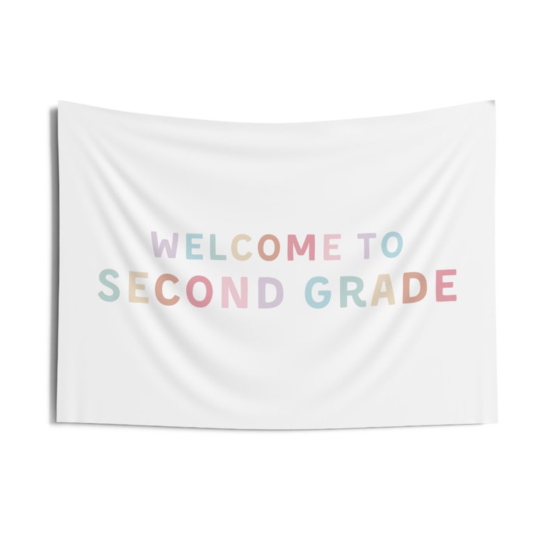 Welcome to 2nd Grade Banner - Etsy