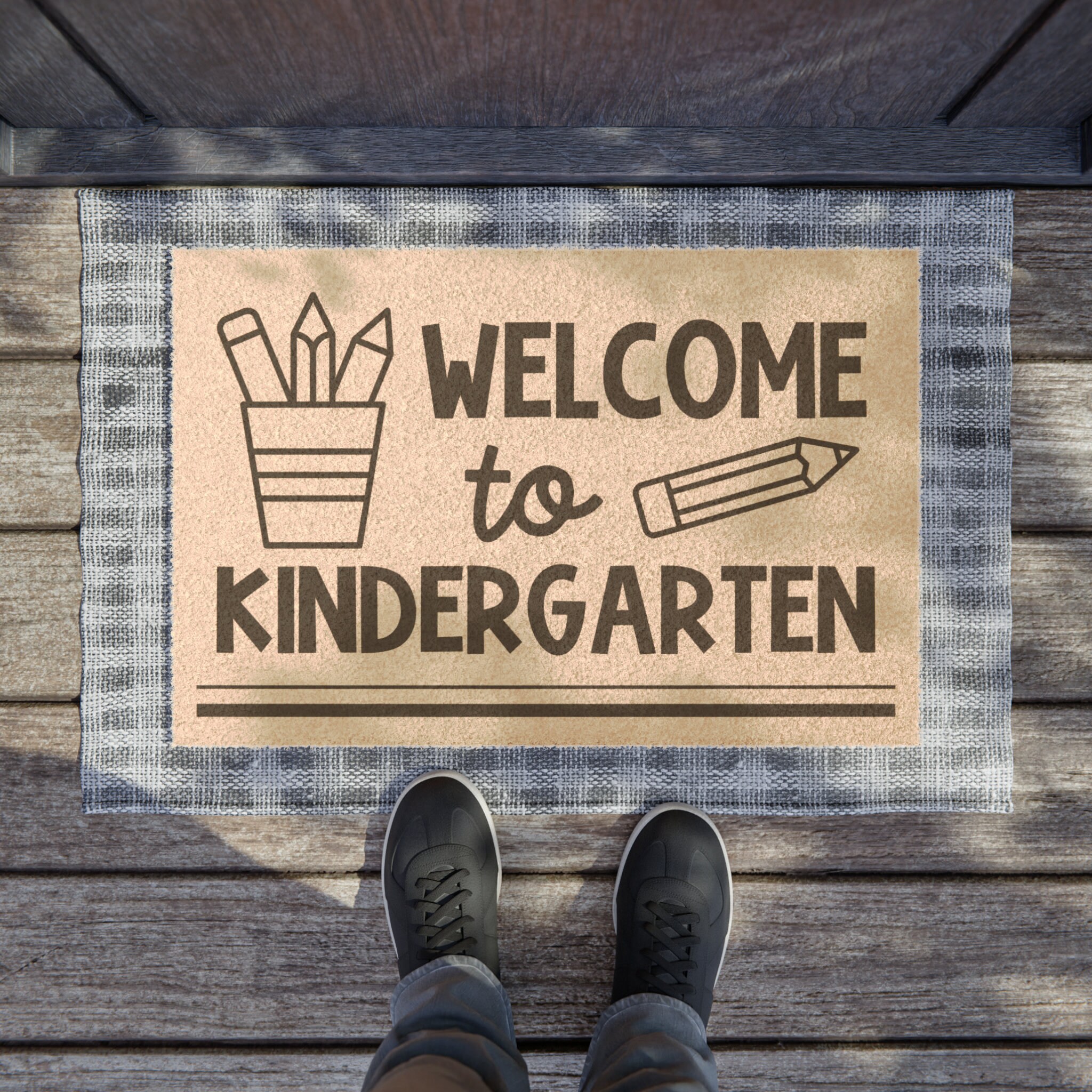 Welcome to Class Doormat, Teacher Gift, Kindergarten Doormat, Back to ...