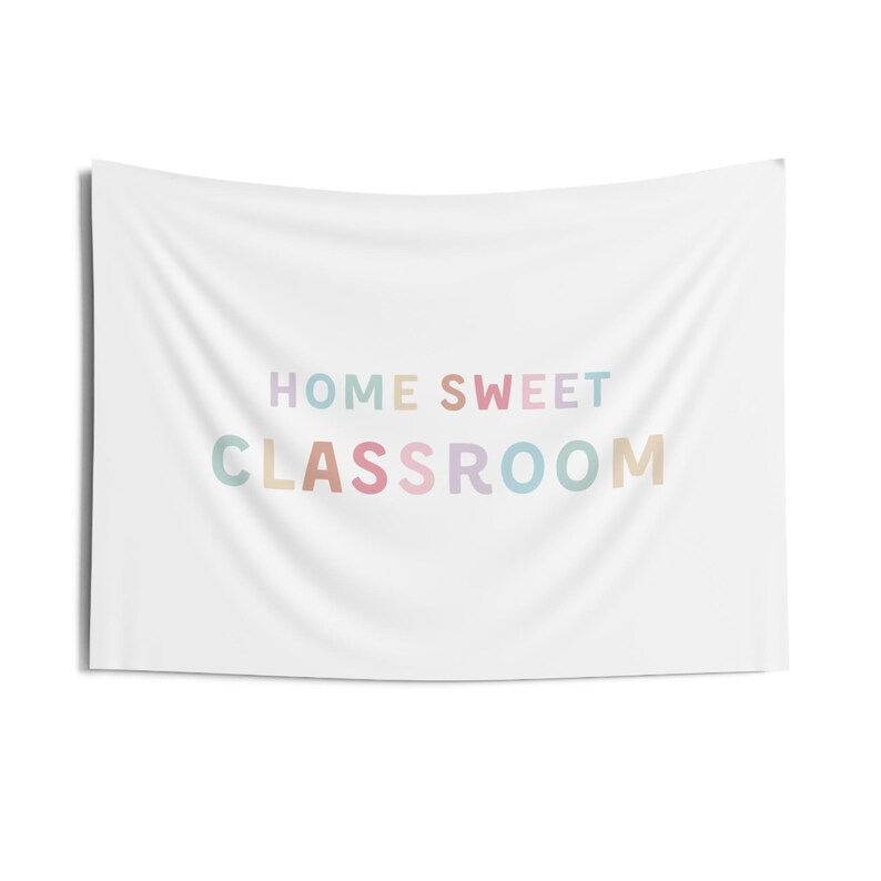 Home Sweet Classroom Banner Classroom Backdrop Elementary School Décor ...