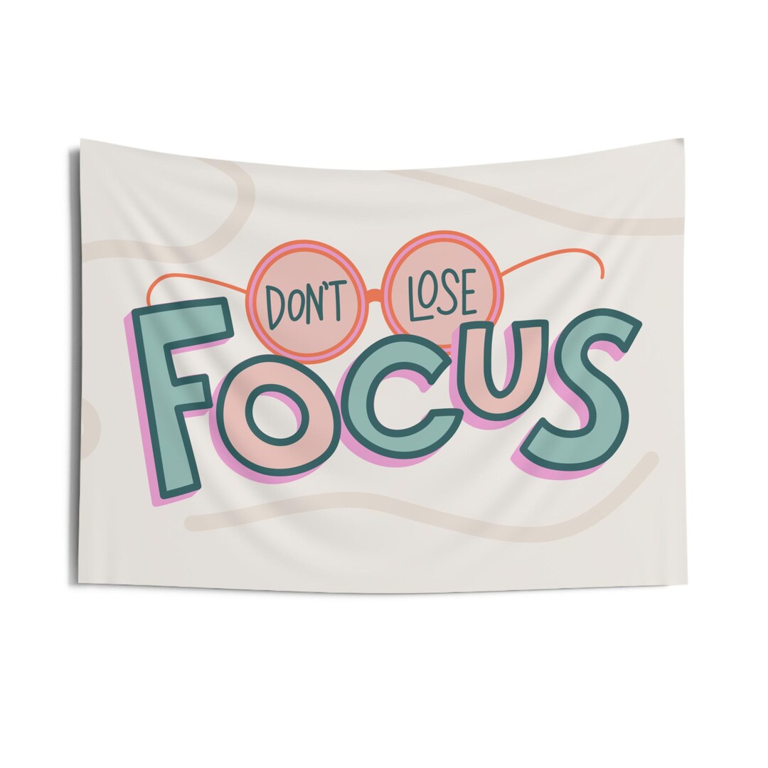Don't Lose Focus Classroom Tapestry | Elementary School Decor ...