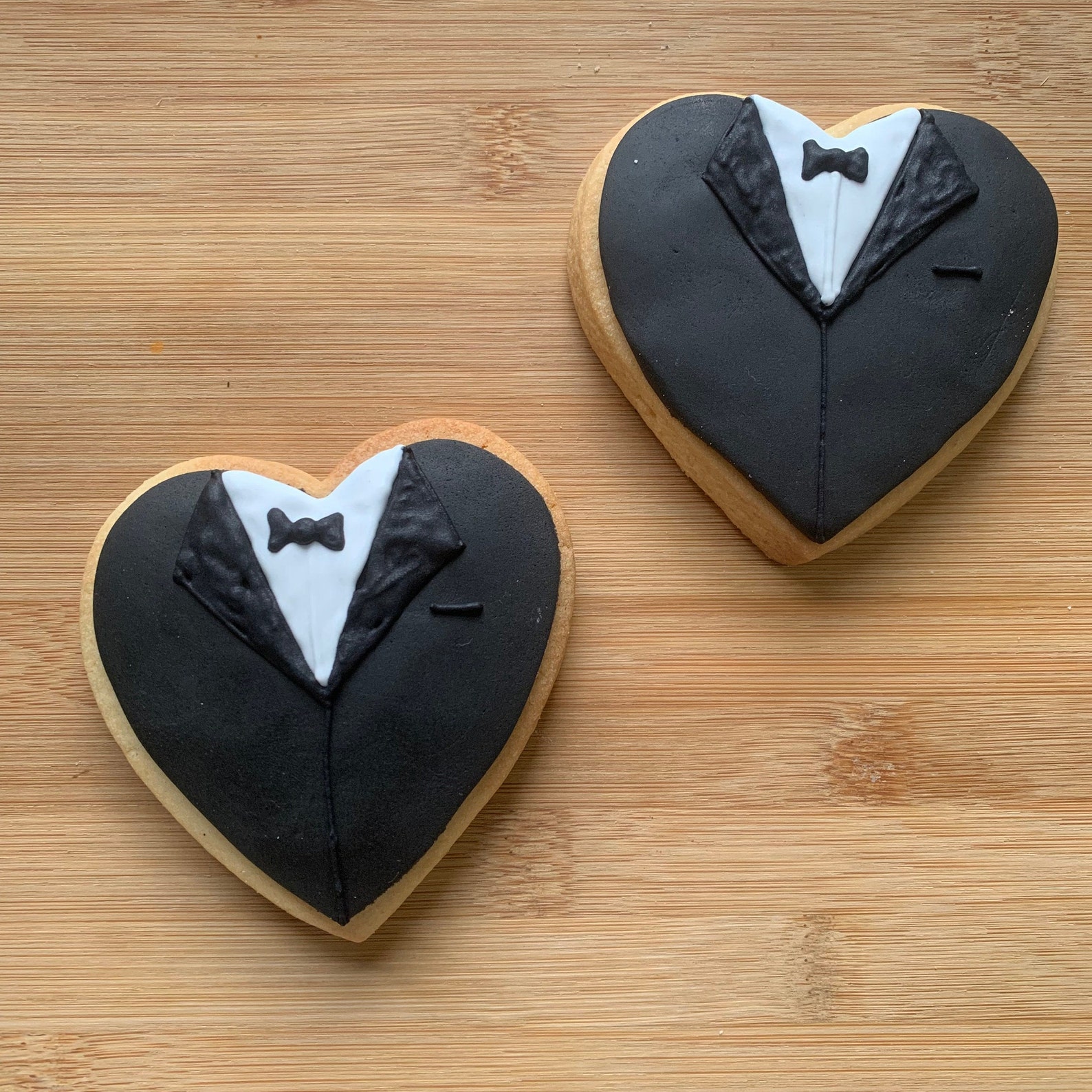 Bride and Groom Heart Favours Luxury Novelty Iced - Etsy