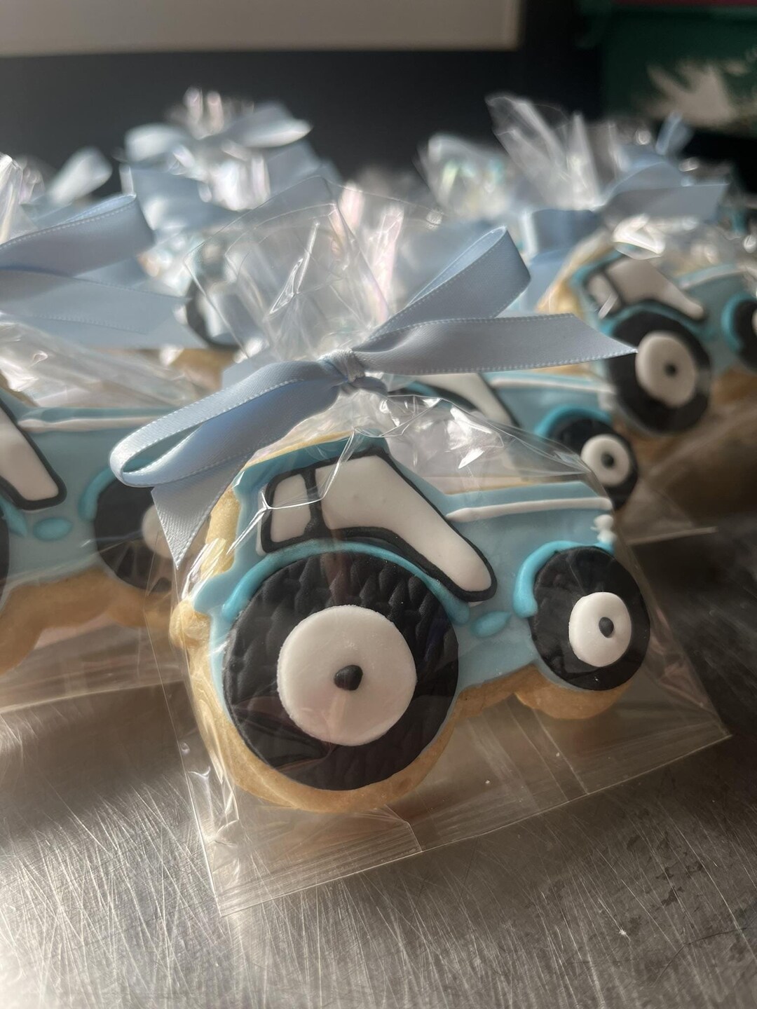 Tractor Biscuits -luxury Iced Biscuits/cookies - Etsy UK