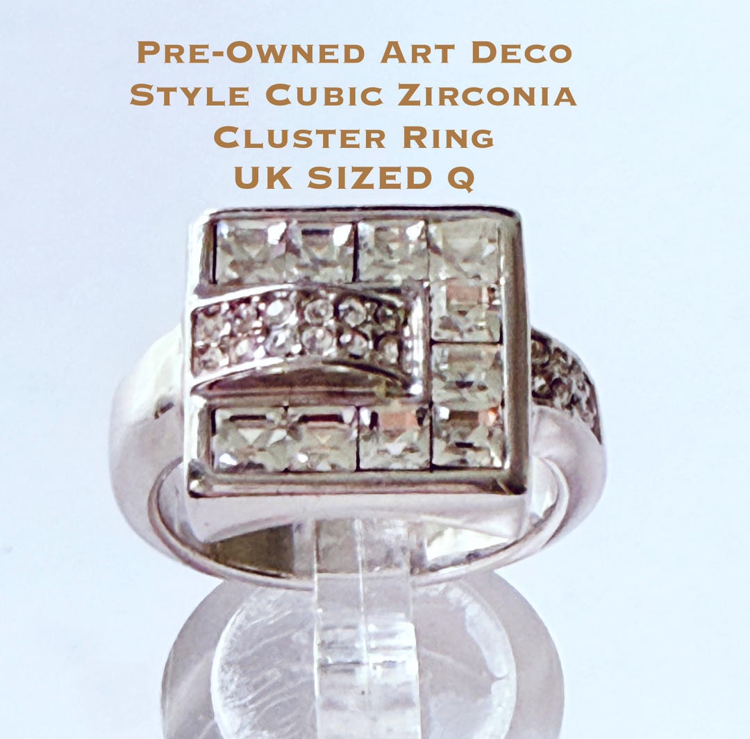 Offers on All Items Taken, Pre-owned Unisex Mens Signet Art Deco Style ...