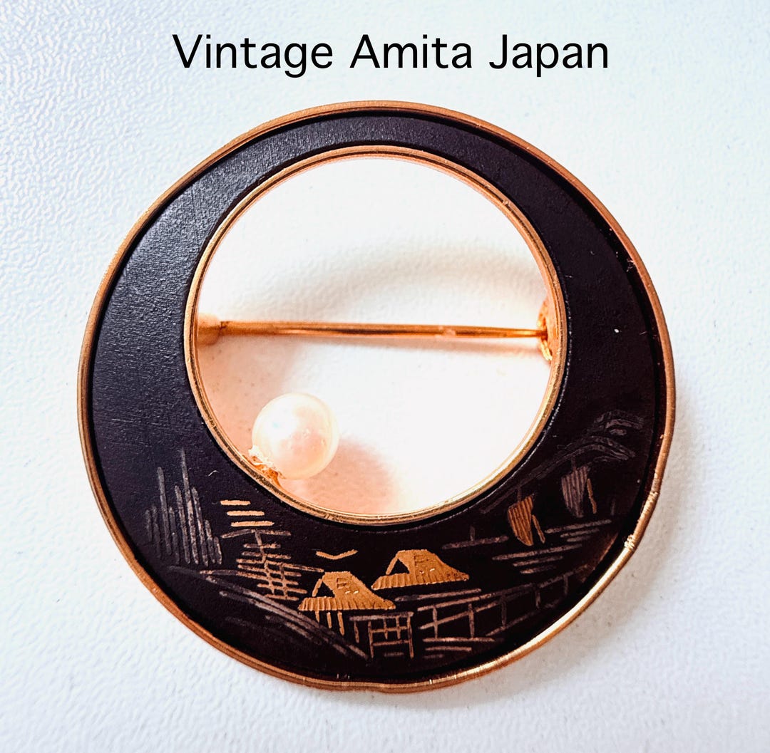 Offers on All Items Taken, Vintage Amita Japanese Damascene Mount Fuji ...