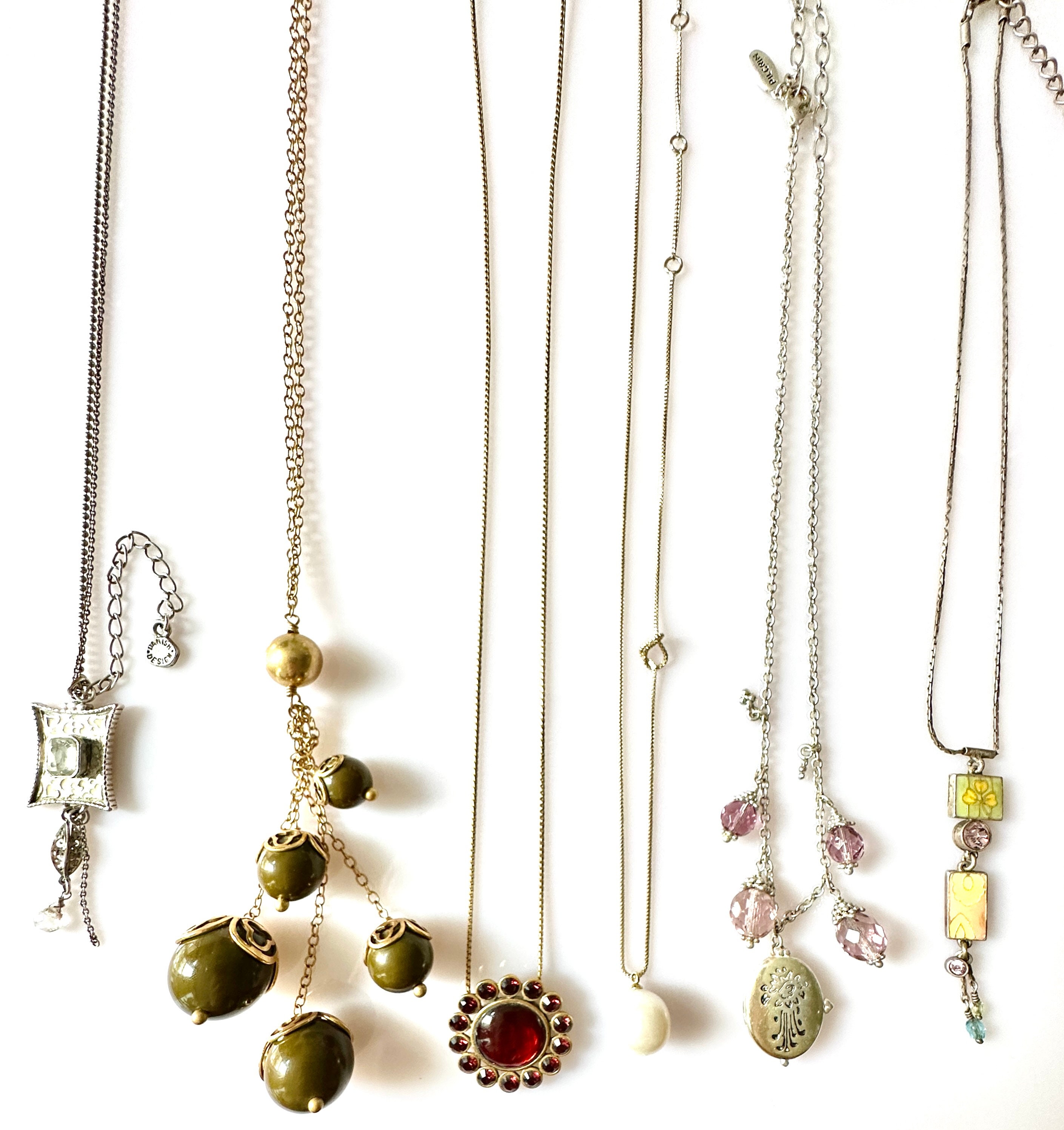 A Selection of 6 Vintage Pilgrim Necklaces in Various Styles - Etsy