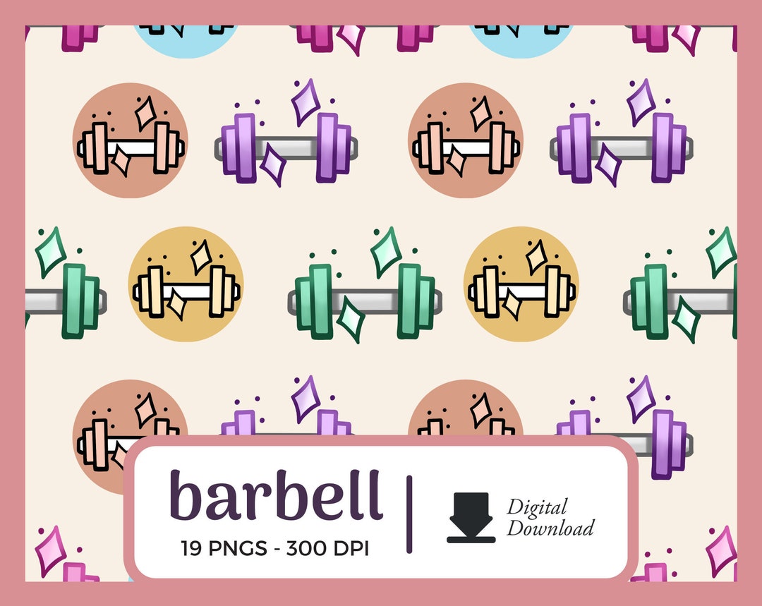 Fitness Planner Icons | Strength Training PNG Download | Workout ...