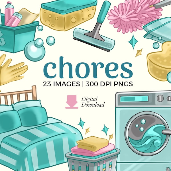 Laundry Clipart - Etsy